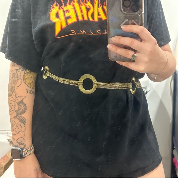 Accessories | Vintage Gold O Ring And Chain Belt | Poshmark